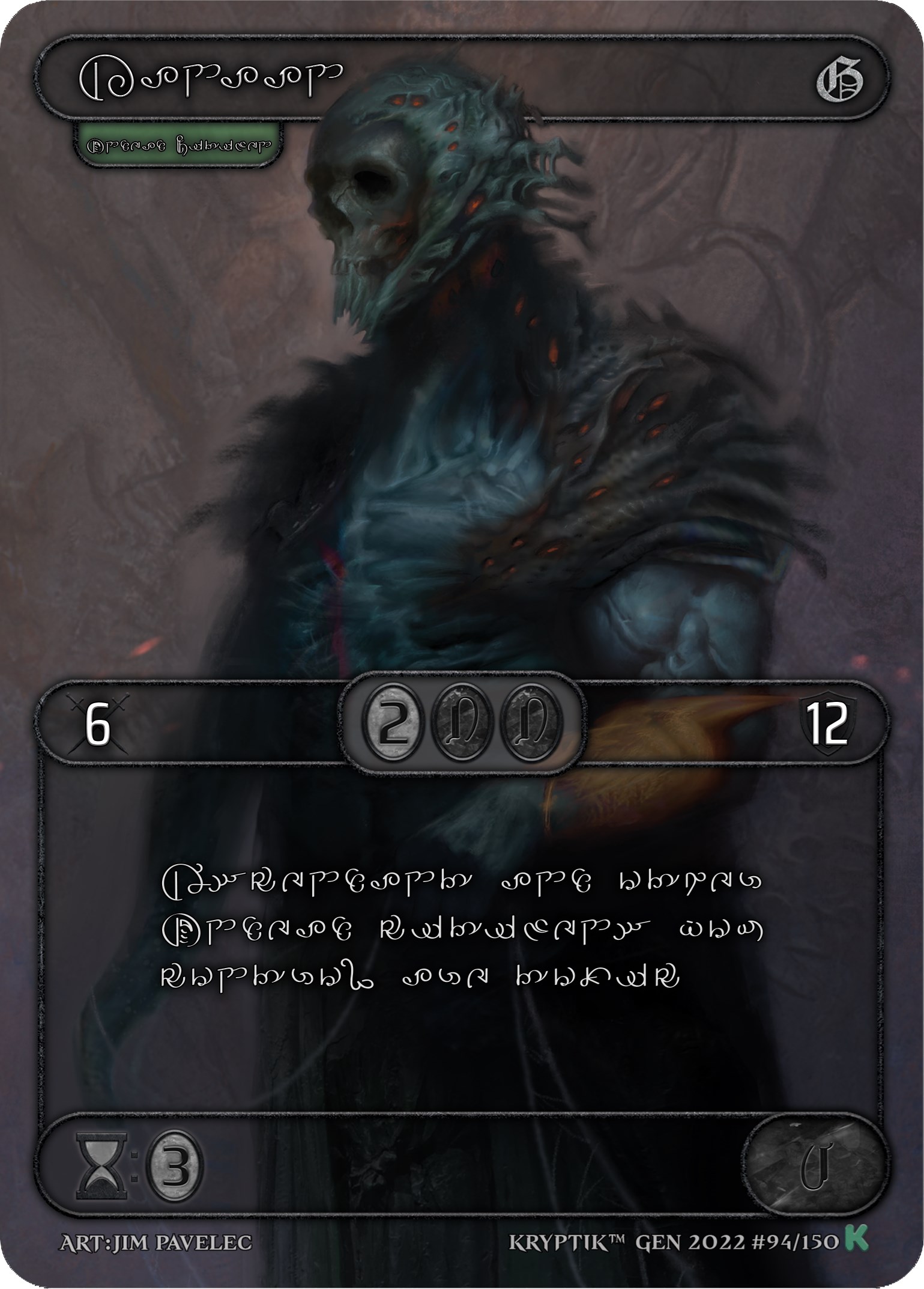 Kanaan (Silver Kryptik Language) - Genesis [Kickstarter] - Kryptik TCG