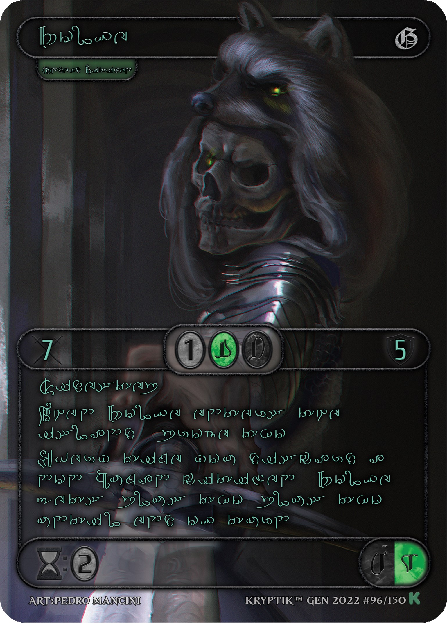 Rolfe (Green Kryptik Language) - Genesis [Kickstarter] - Kryptik TCG