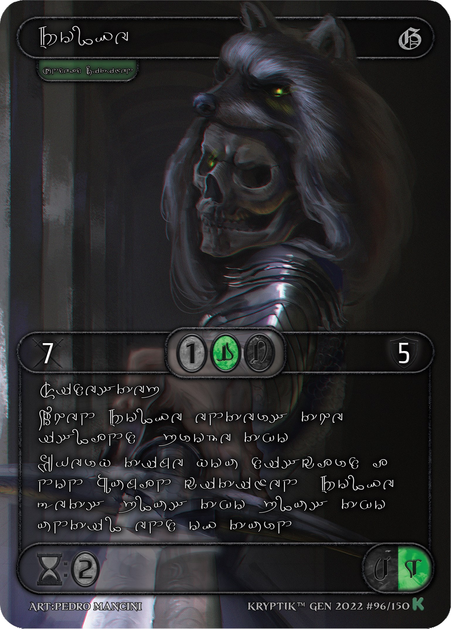 Rolfe (Silver Kryptik Language) - Genesis [Kickstarter] - Kryptik TCG