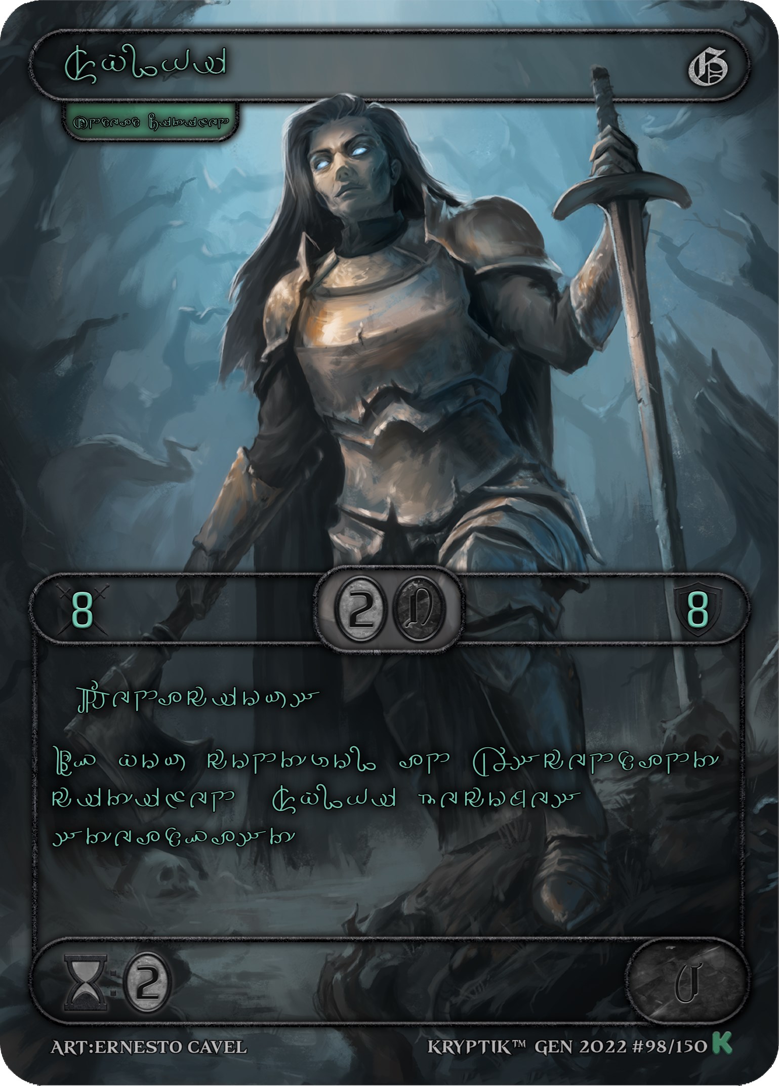 Sylvi (Green Kryptik Language) - Genesis [Kickstarter] - Kryptik TCG