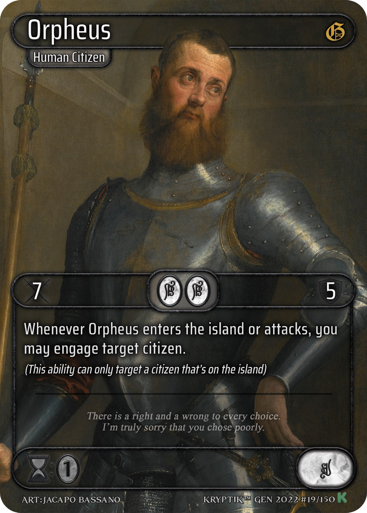 Orpheus - Genesis [Kickstarter] - Kryptik TCG