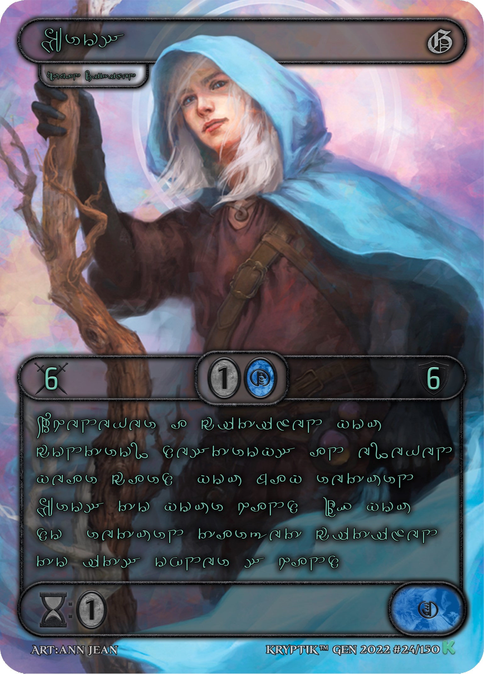 Eros (Green Kryptik Language) - Genesis [Kickstarter] - Kryptik TCG