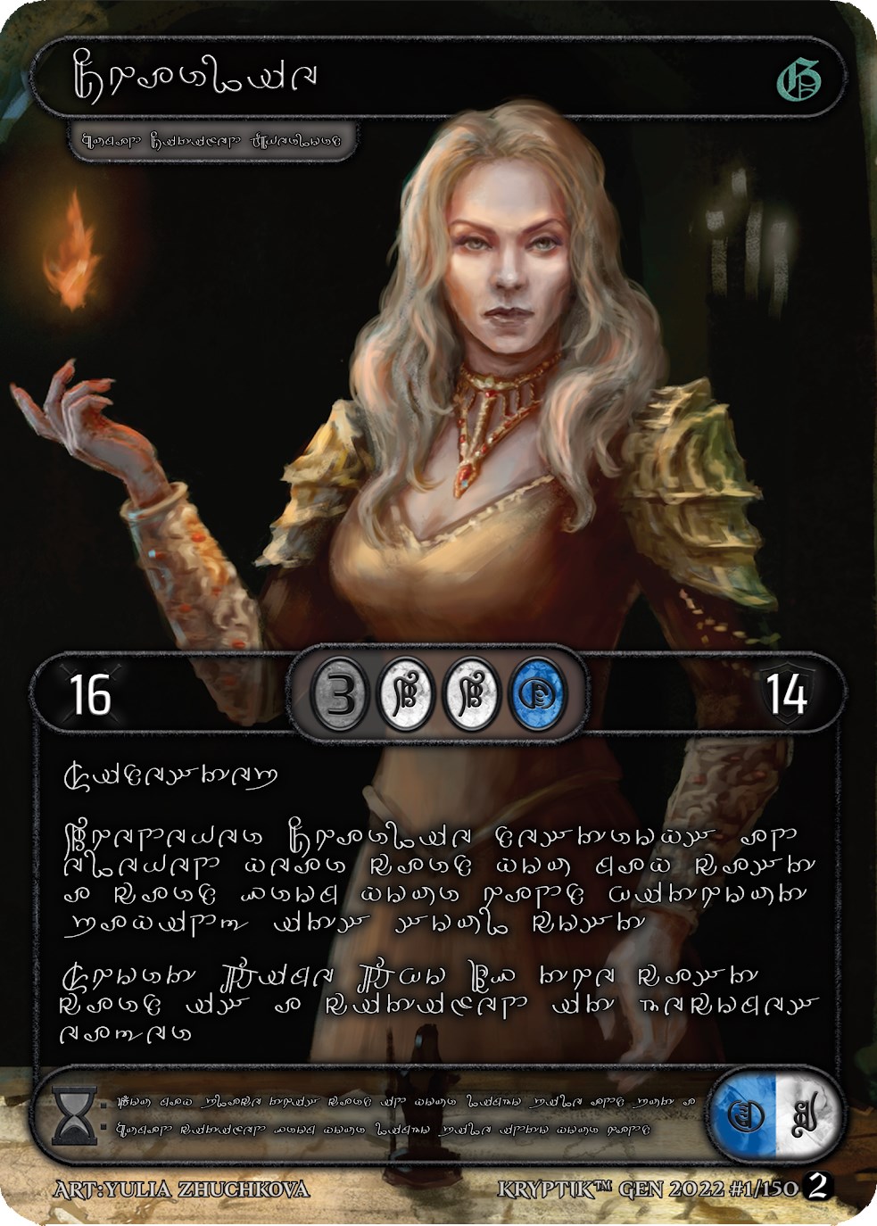 Charlie (Silver Kryptik Language) - Genesis [Wave 2] - Kryptik TCG