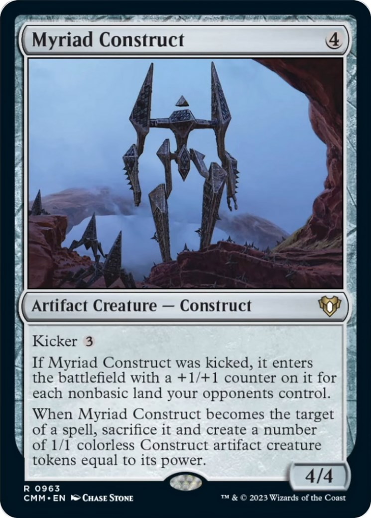 Myriad Construct - Commander Masters - Magic: The Gathering