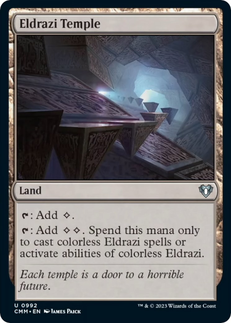 Eldrazi Temple - Commander Masters - Magic: The Gathering