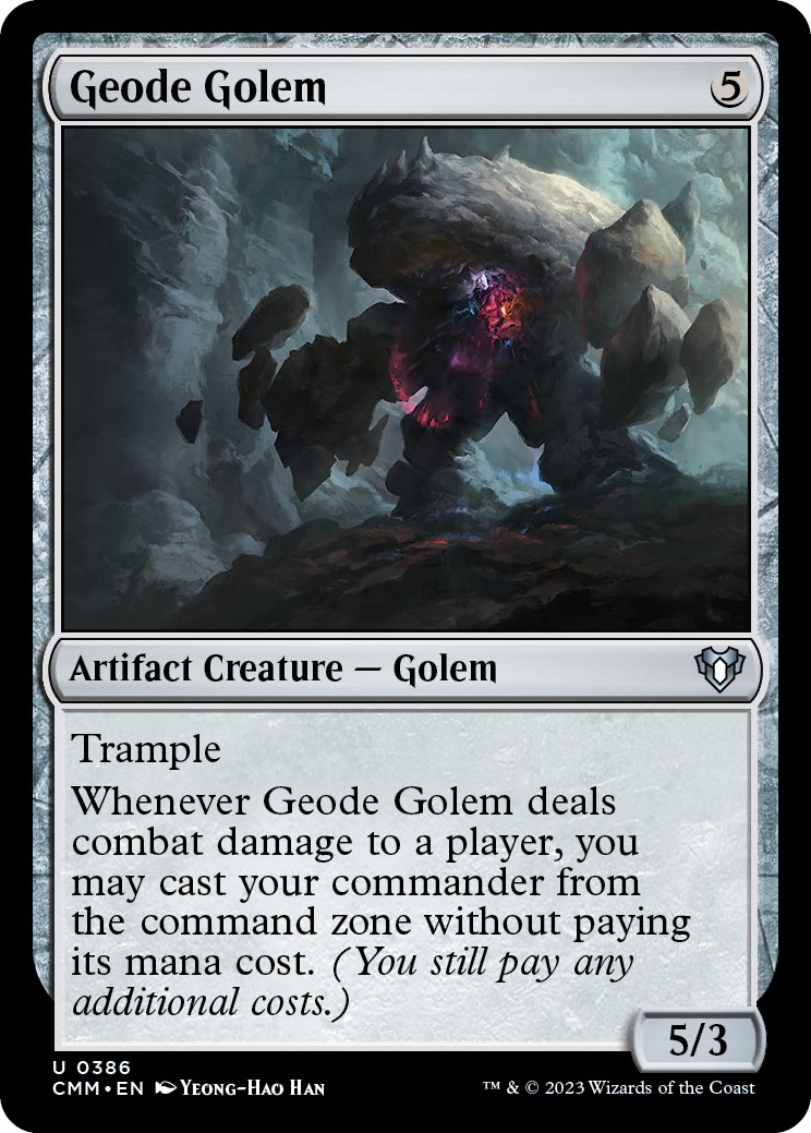 Geode Golem - Commander Masters - Magic: The Gathering
