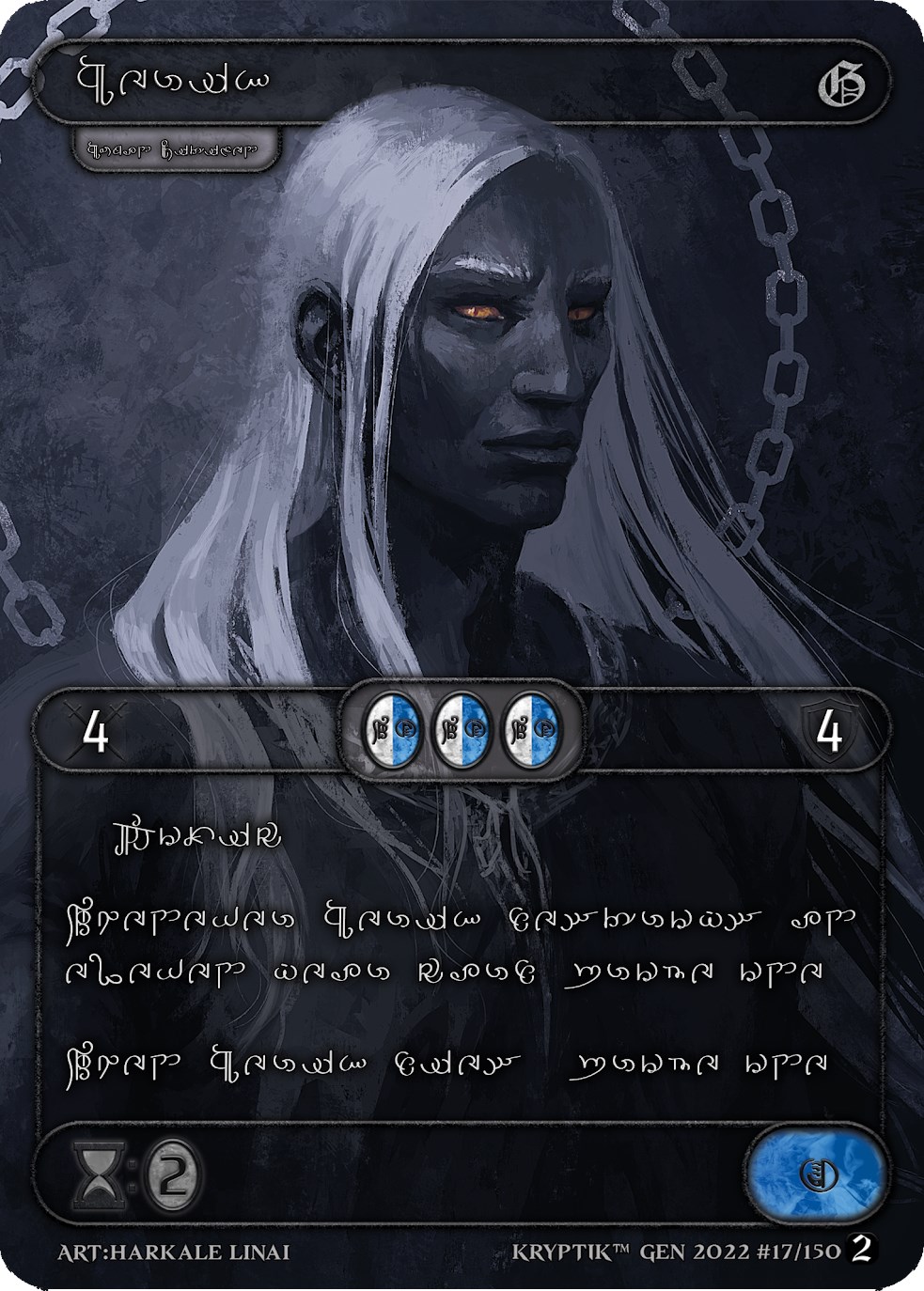 Herik (Silver Kryptik Language) - Genesis [Wave 2] - Kryptik TCG