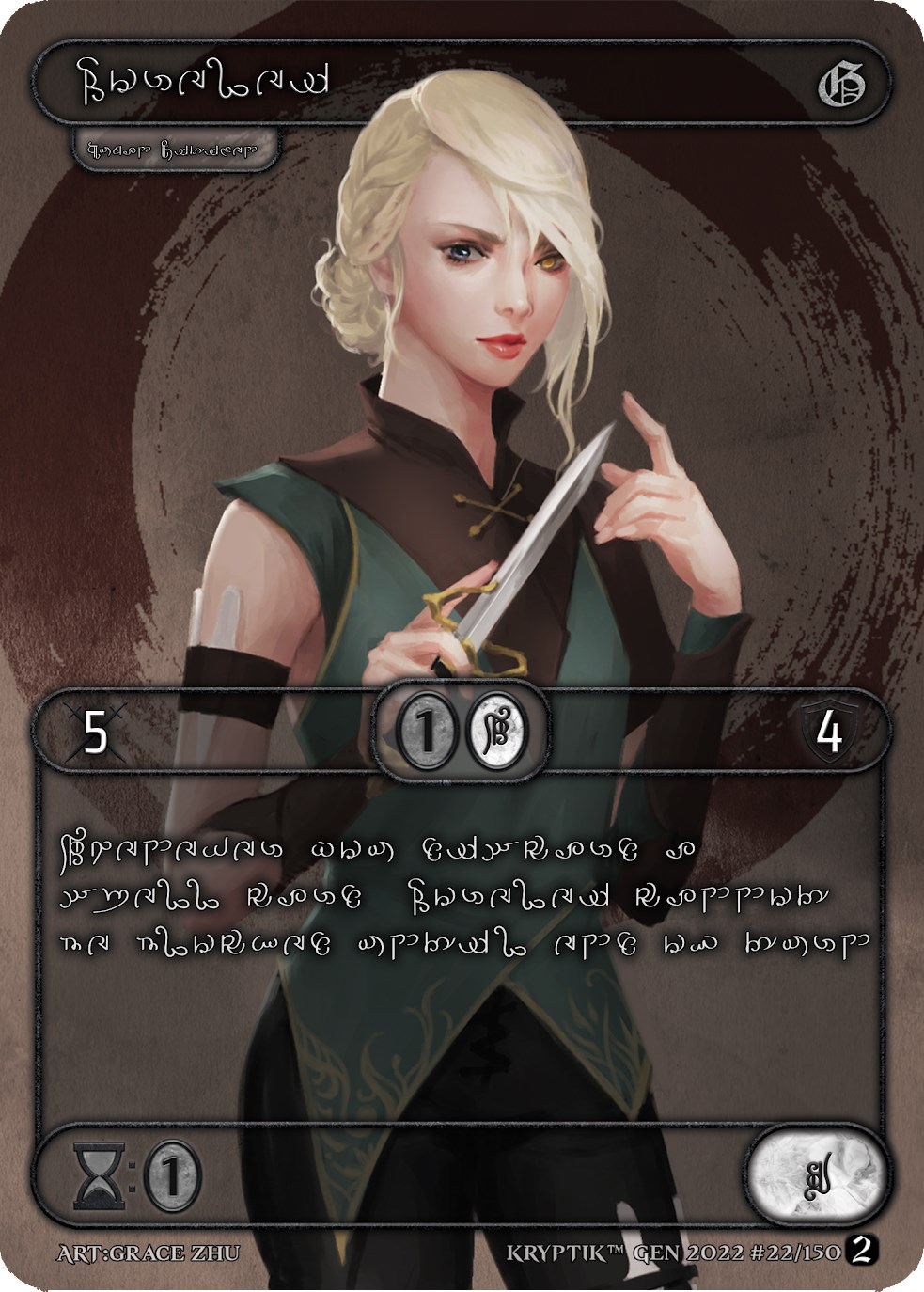Lorelei (Silver Kryptik Language) - Genesis [Wave 2] - Kryptik TCG
