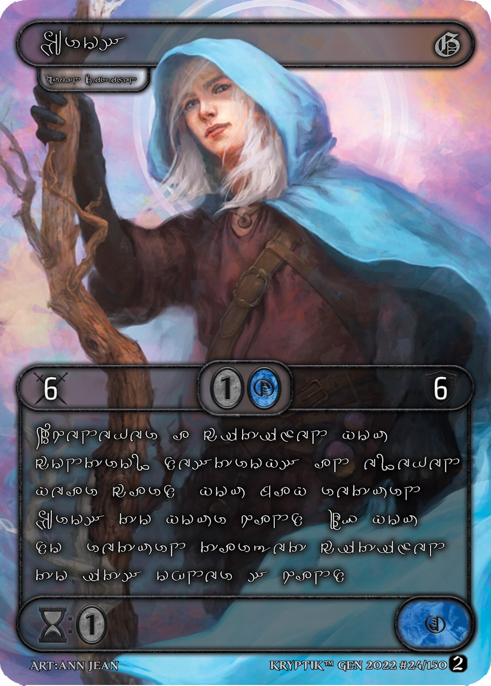 Eros (Silver Kryptik Language) - Genesis [Wave 2] - Kryptik TCG