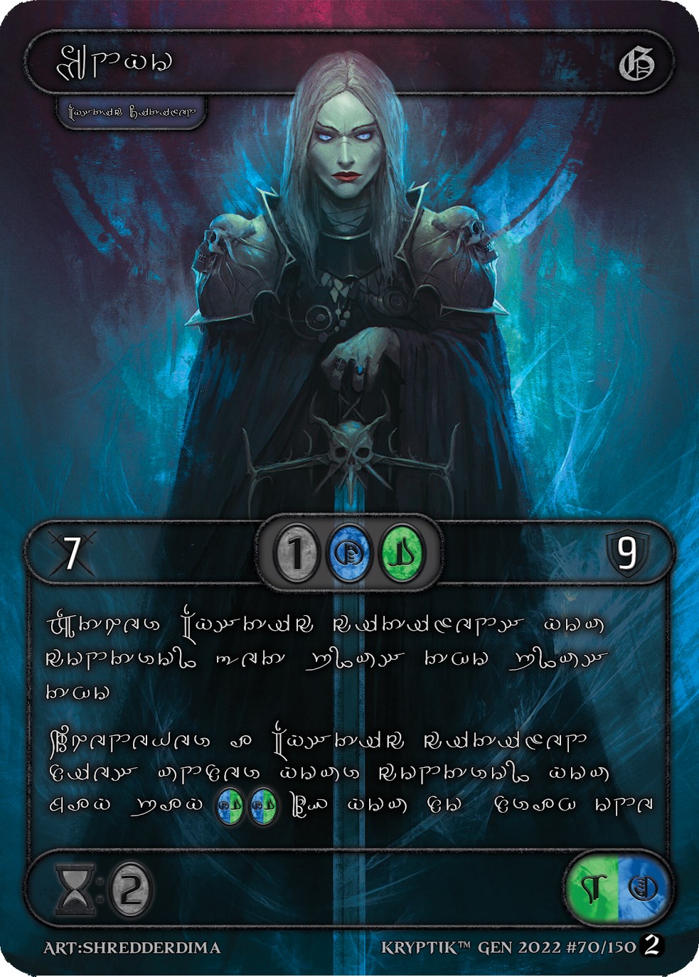 Enyo (Silver Kryptik Language) - Genesis [Wave 2] - Kryptik TCG