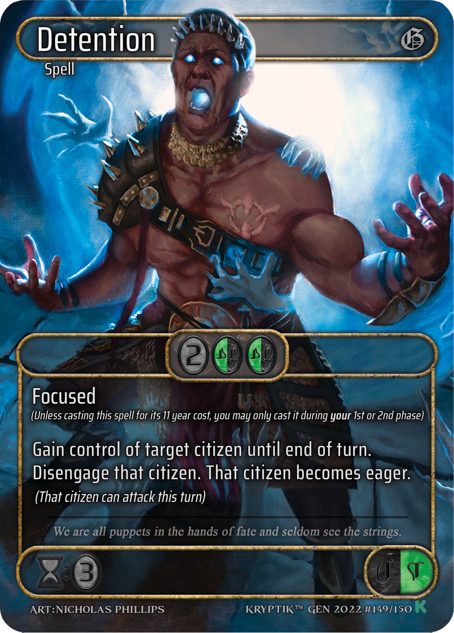 Detention (Box Topper) - Genesis [Kickstarter] - Kryptik TCG