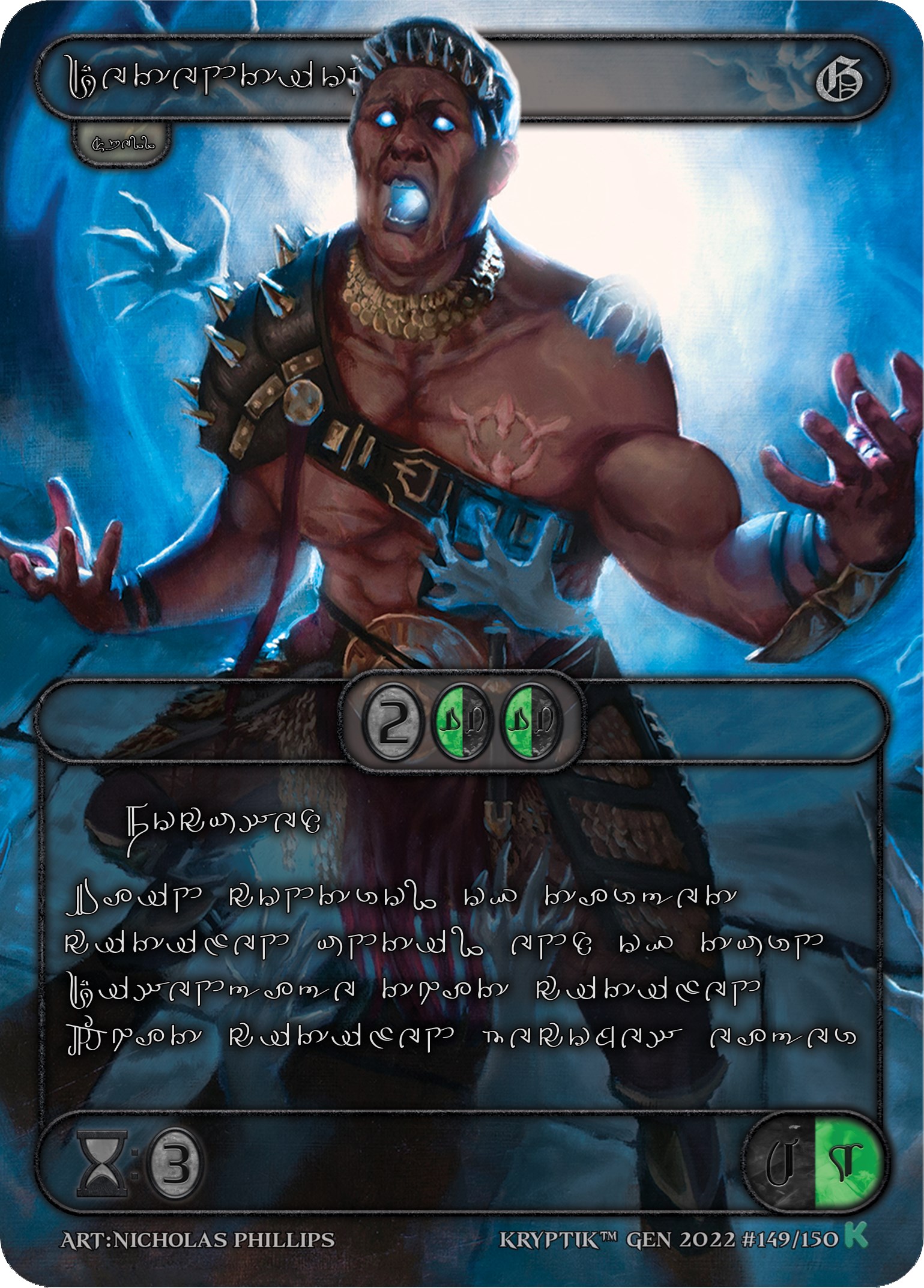 Detention (Silver Kryptik Language) - Genesis [Kickstarter] - Kryptik TCG