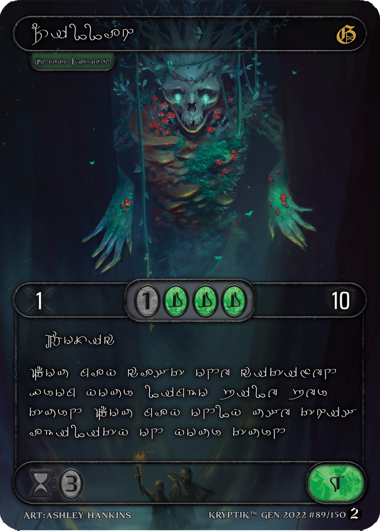 Zillah (Silver Kryptik Language) - Genesis [Wave 2] - Kryptik TCG