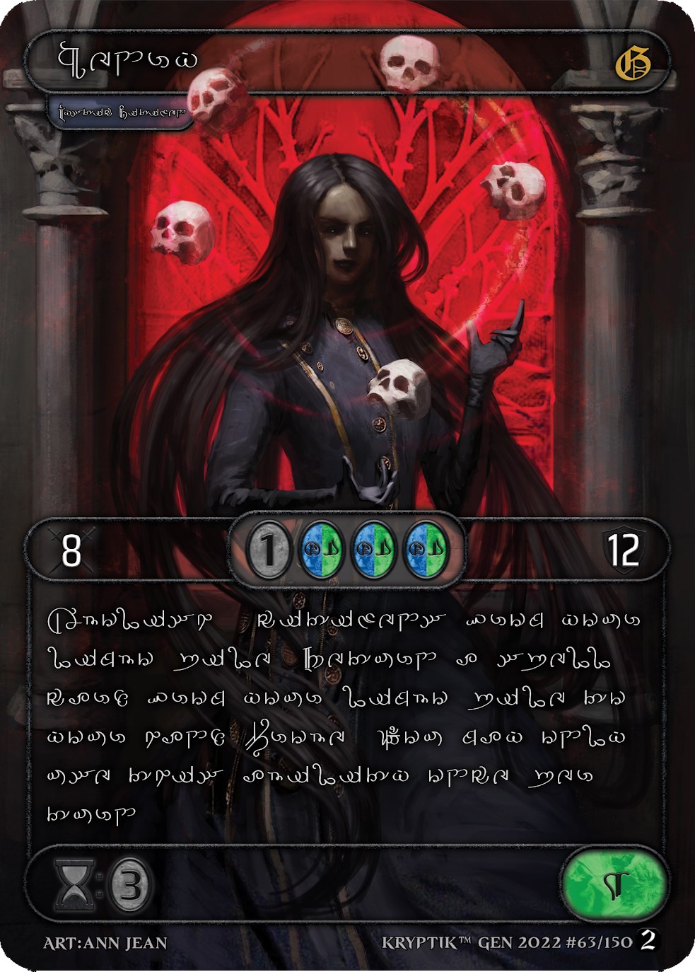 Henry (Silver Kryptik Language) - Genesis [Wave 2] - Kryptik TCG
