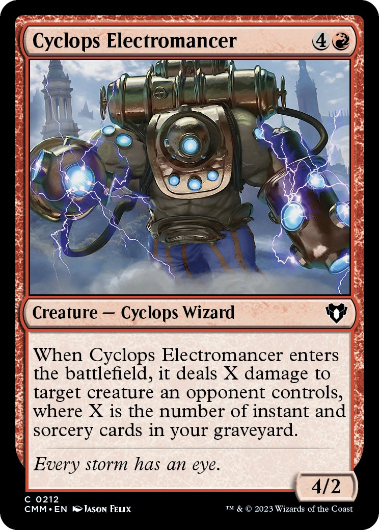 Cyclops Electromancer - Commander Masters - Magic: The Gathering