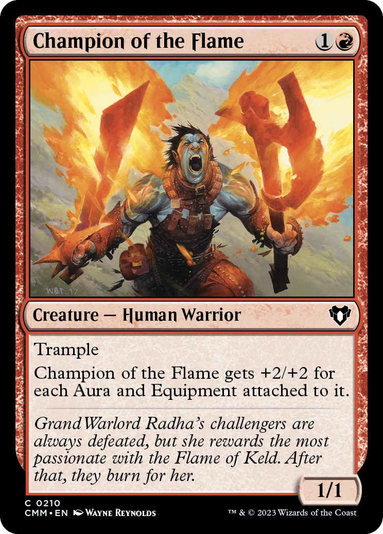 Champion of the Flame - Commander Masters - Magic: The Gathering