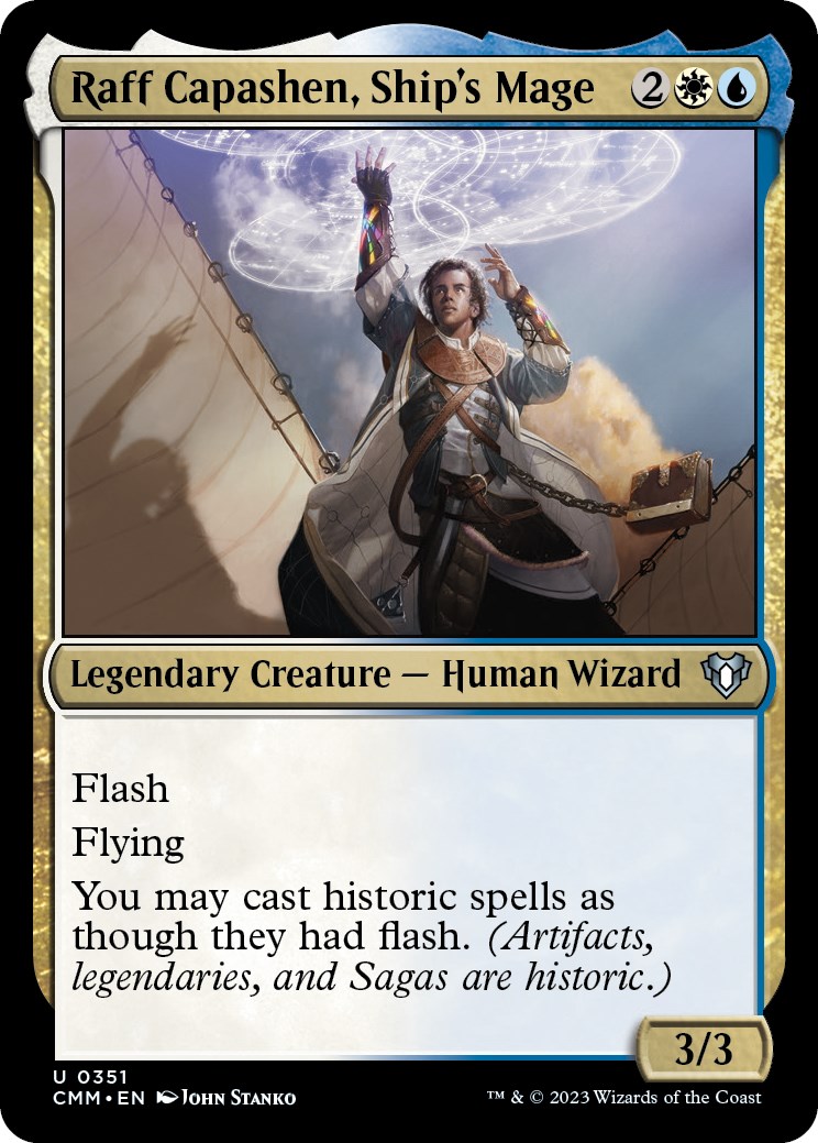 Raff Capashen, Ship's Mage - Commander Masters - Magic: The Gathering