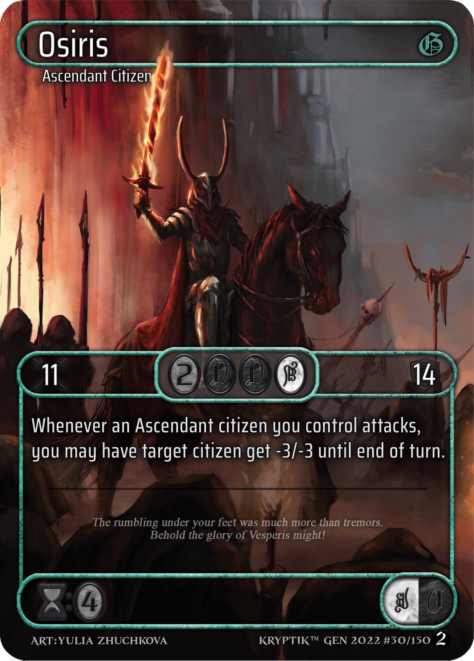 Osiris (Box Topper) - Genesis [Wave 2] - Kryptik TCG