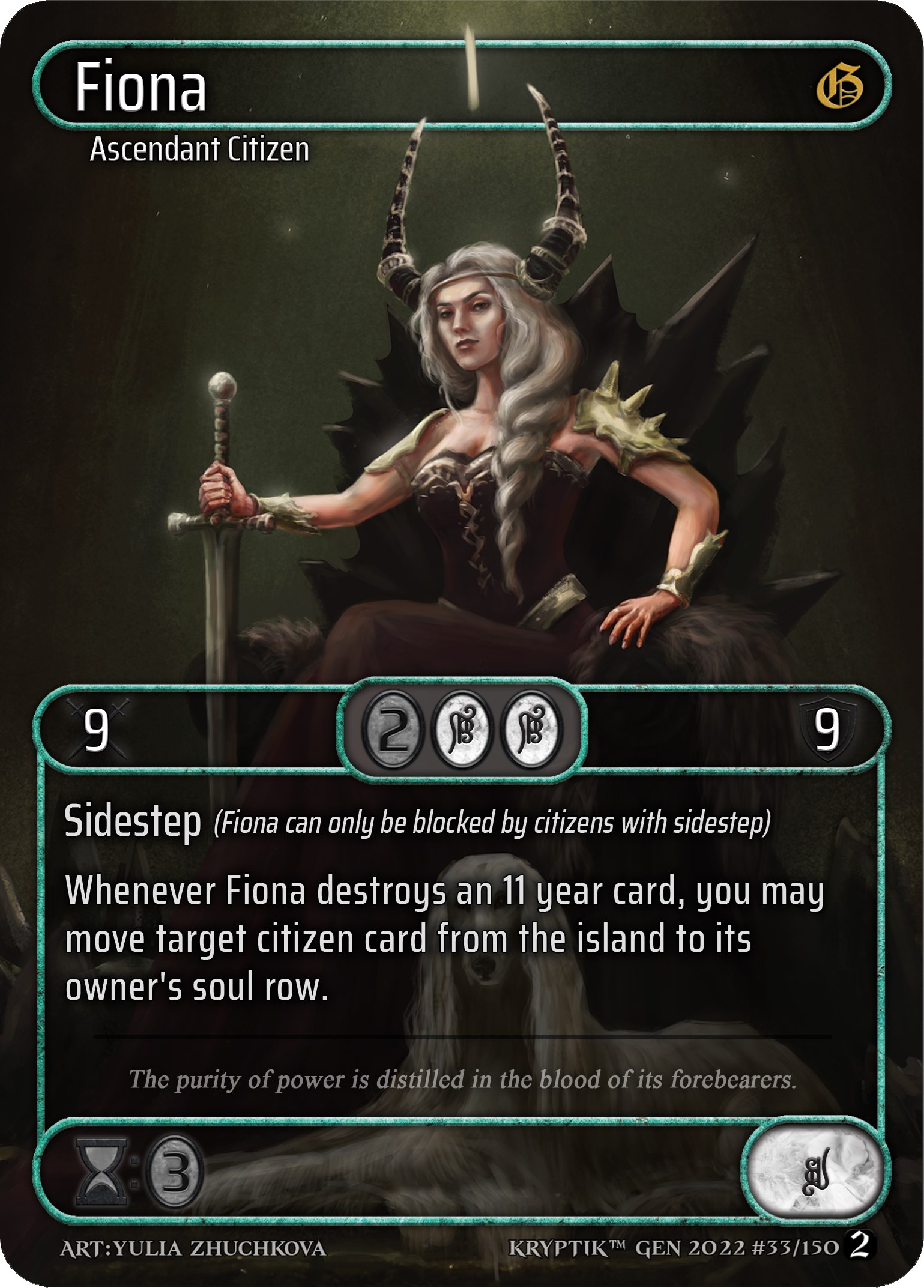 Fiona (Box Topper) - Genesis [Wave 2] - Kryptik TCG