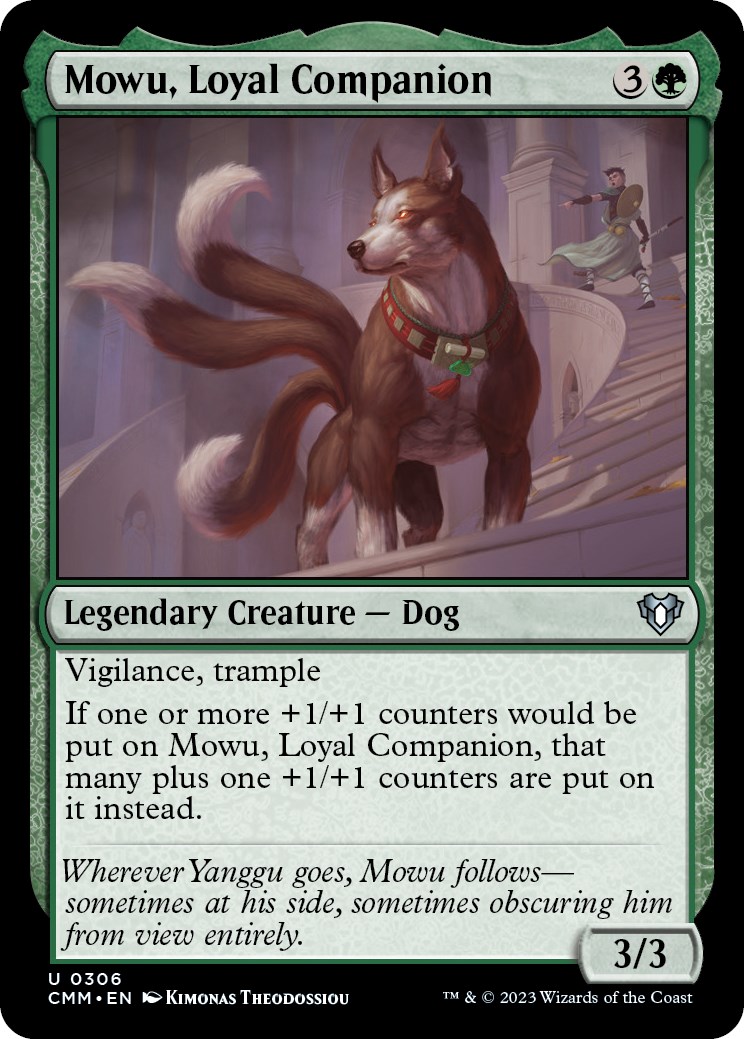 Mowu, Loyal Companion - Commander Masters - Magic: The Gathering