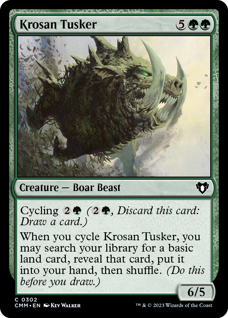 Krosan Tusker - Commander Masters - Magic: The Gathering