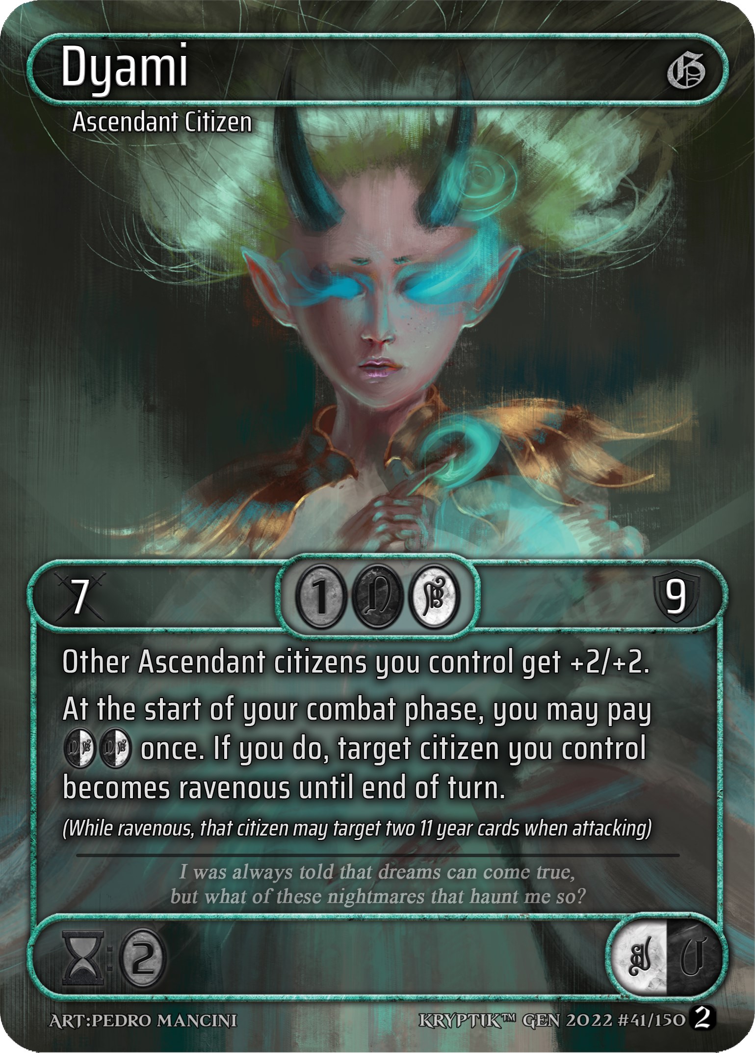 Dyami (Box Topper) - Genesis [Wave 2] - Kryptik TCG