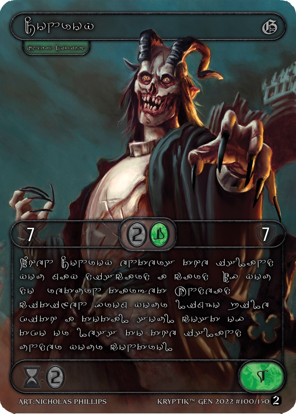 Conroy (Silver Kryptik Language) - Genesis [Wave 2] - Kryptik TCG