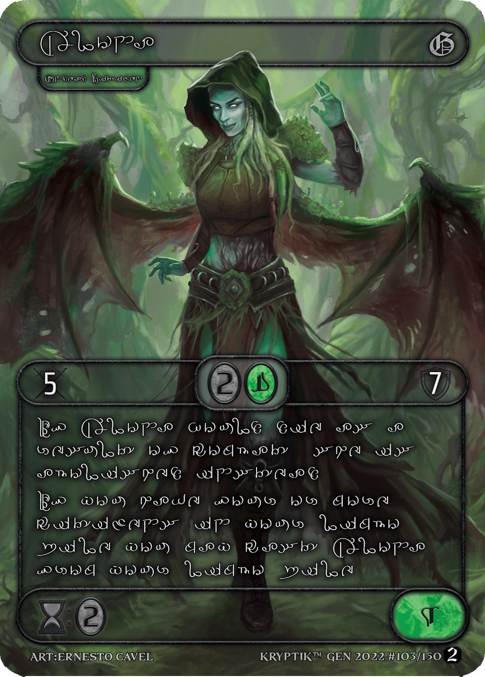 Alona (Silver Kryptik Language) - Genesis [Wave 2] - Kryptik TCG