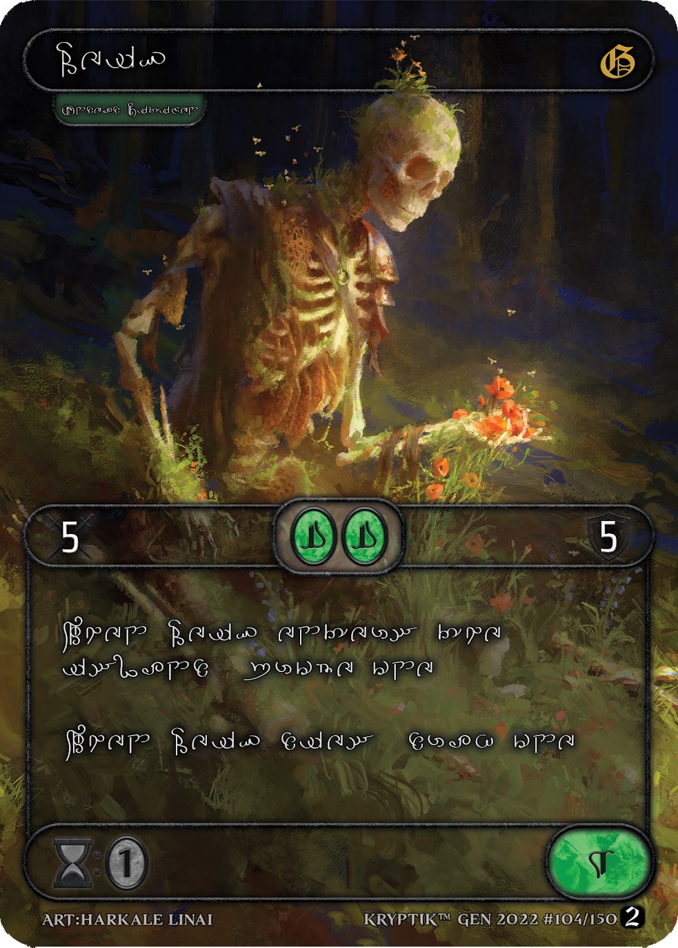 Leif (Silver Kryptik Language) - Genesis [Wave 2] - Kryptik TCG