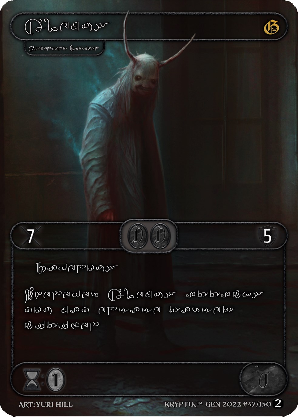 Alemus (Silver Kryptik Language) - Genesis [Wave 2] - Kryptik TCG