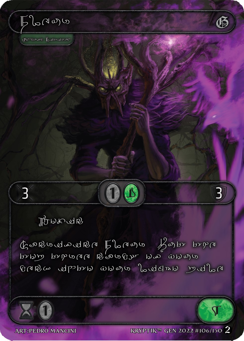 Fleur (Silver Kryptik Language) - Genesis [Wave 2] - Kryptik TCG