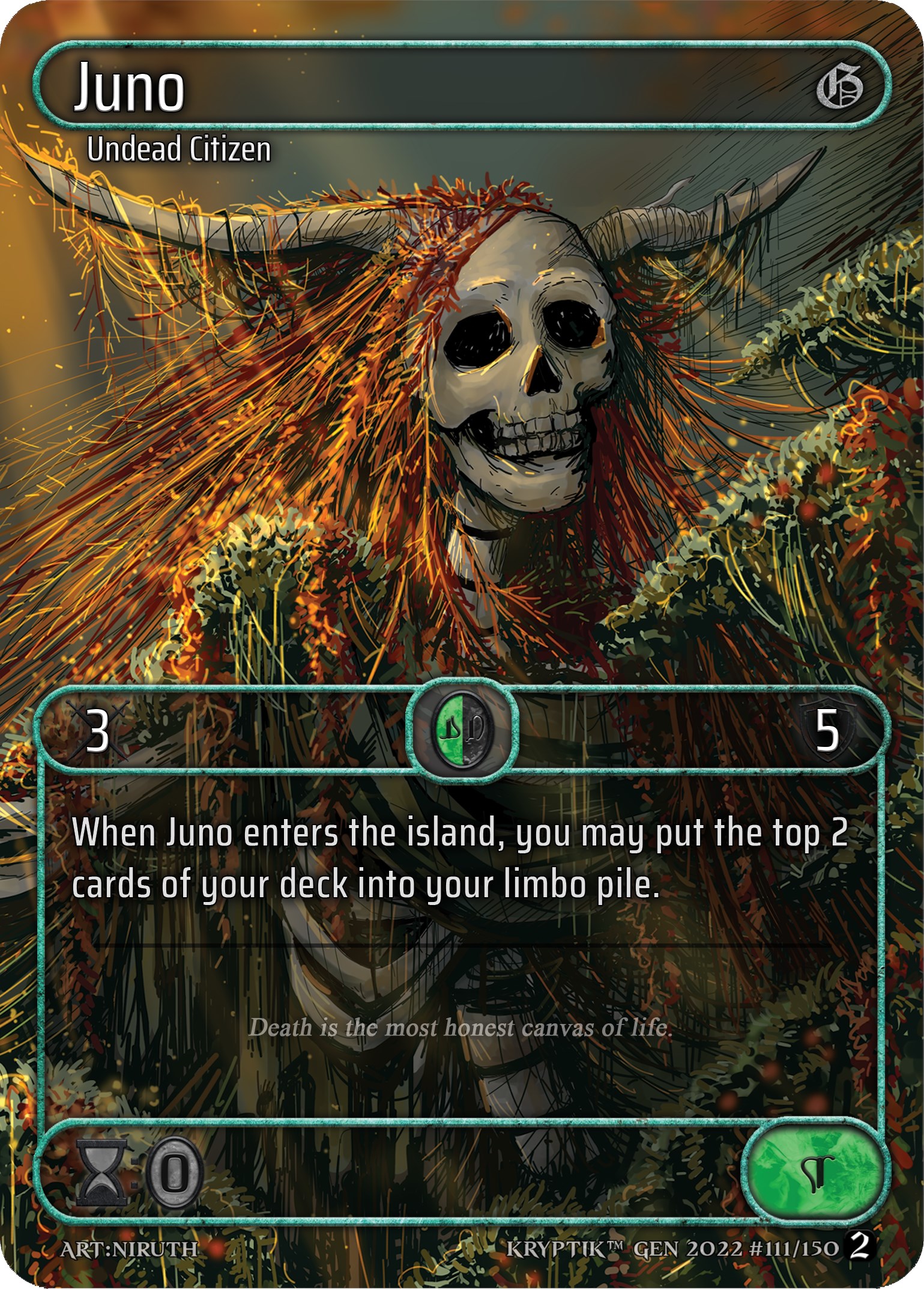 Juno (Box Topper) - Genesis [Wave 2] - Kryptik TCG