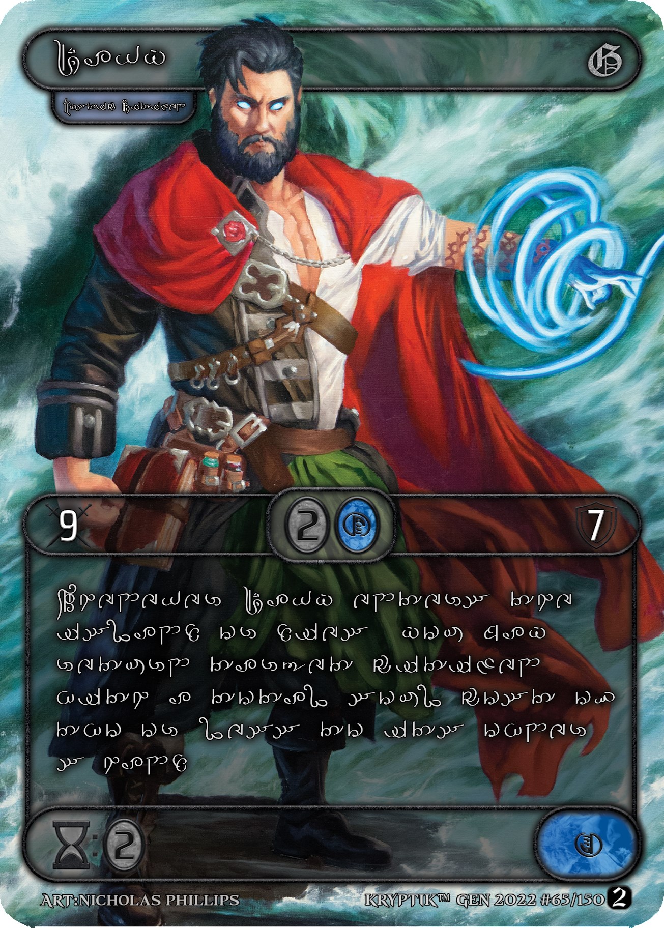 Davy (Silver Kryptik Language) - Genesis [Wave 2] - Kryptik TCG
