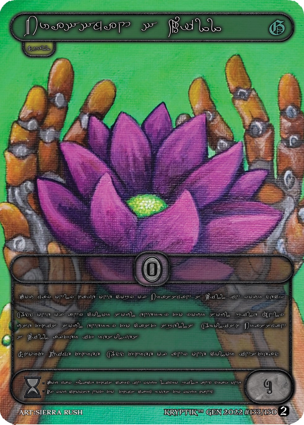 Brassman's Will (Silver Kryptik Language) - Genesis [Wave 2] - Kryptik TCG