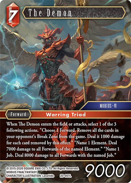 The Demon - Dawn of Heroes - Final Fantasy TCG
