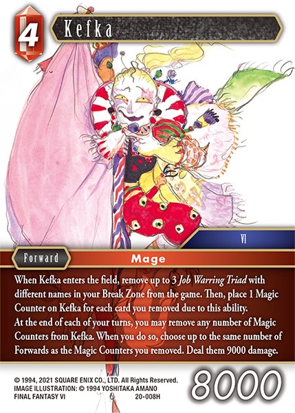 Kefka - Dawn of Heroes - Final Fantasy TCG