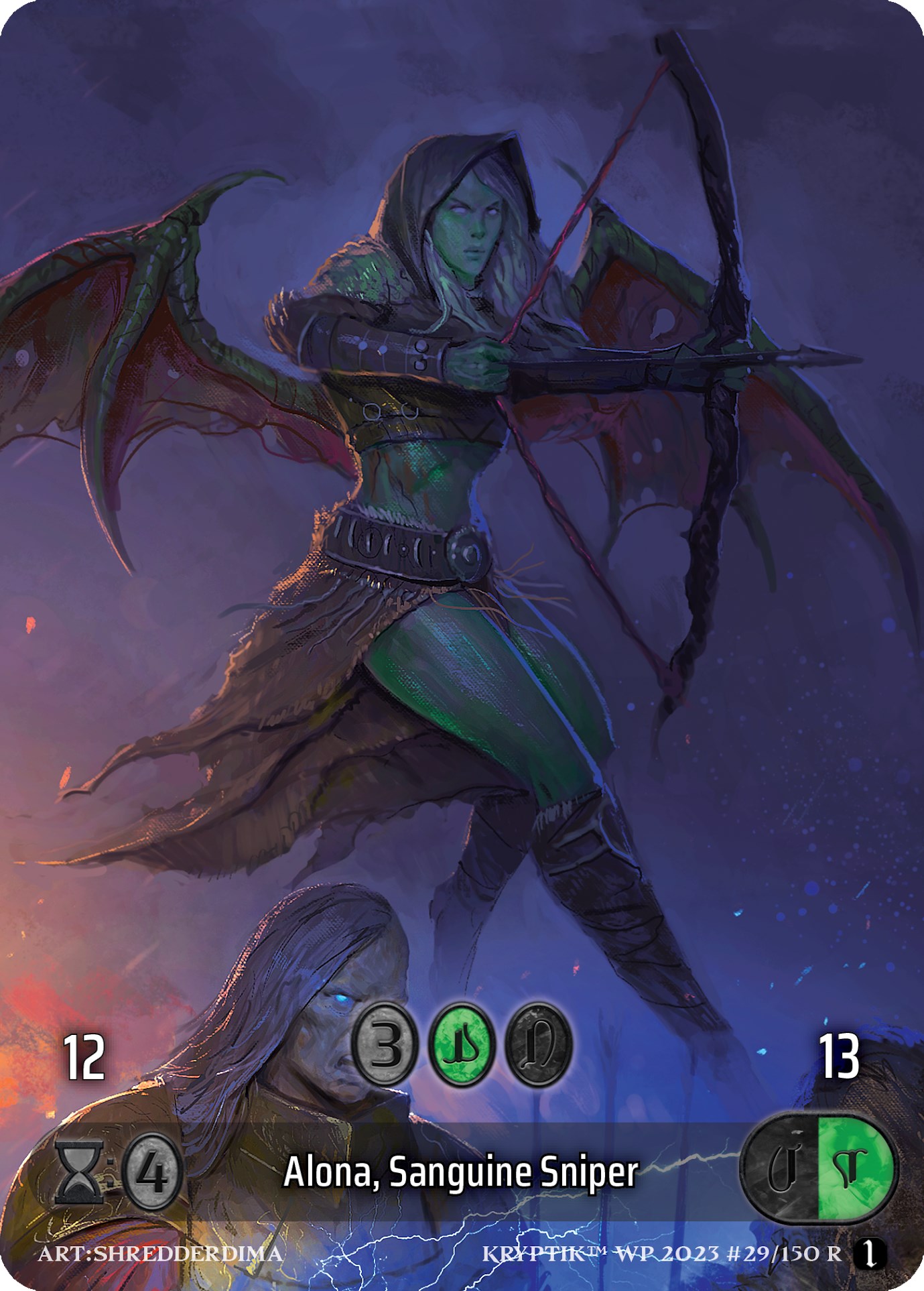 Alona, Sanguine Sniper (Box Topper) - Wicked Prophecy [Wave 1 ...