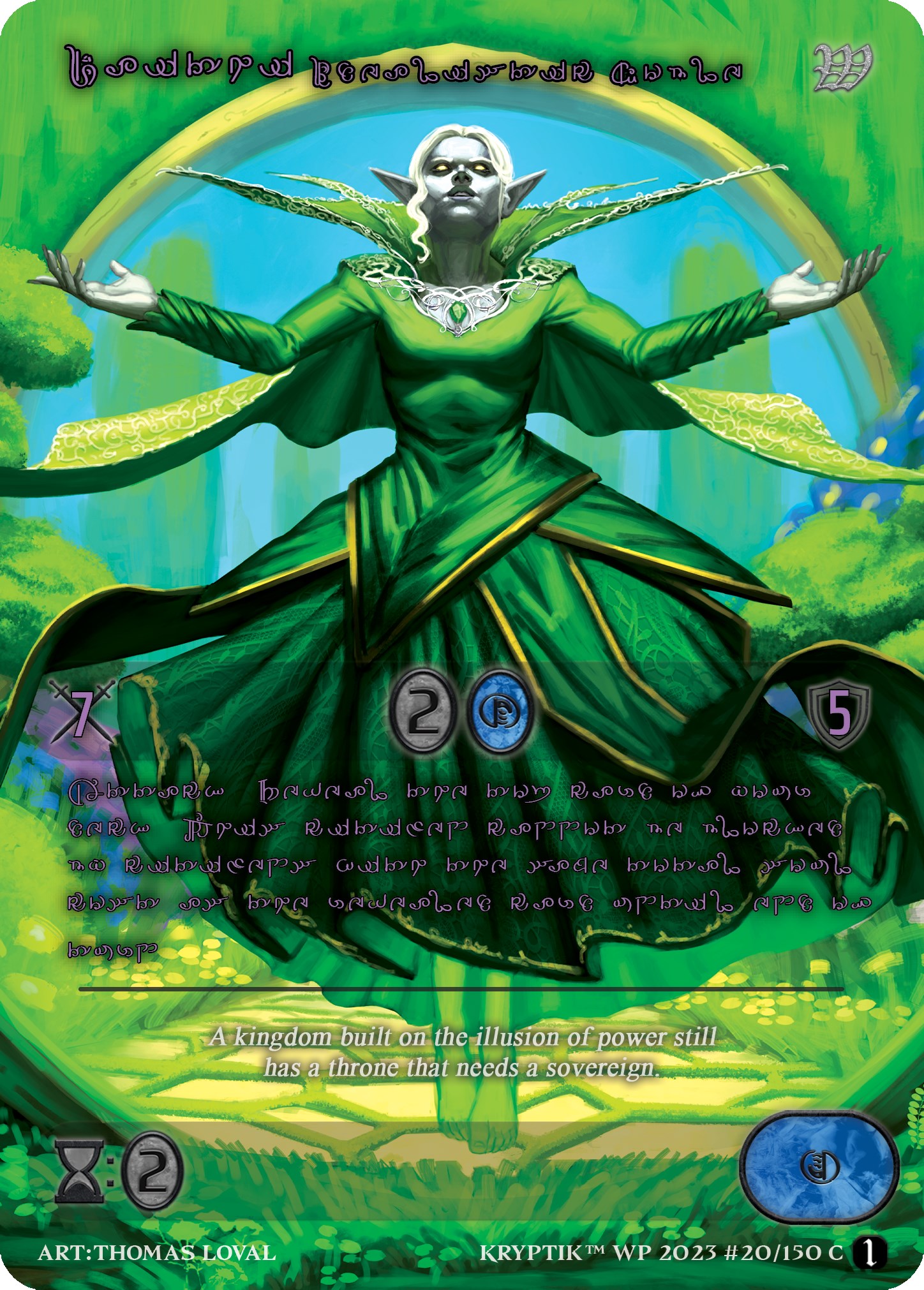 Daithi, Idealistic Noble (Purple Kryptik Language) - Wicked Prophecy ...