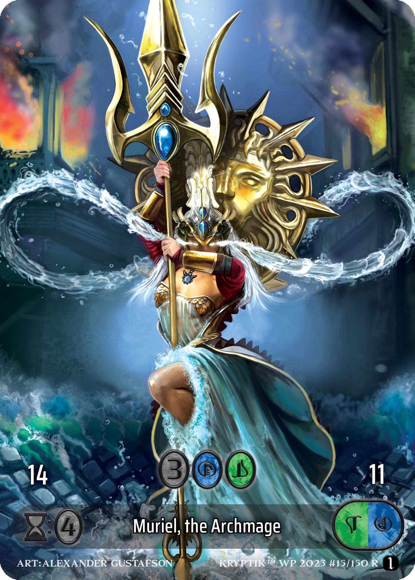 Muriel, the Archmage (Box Topper) - Wicked Prophecy [Wave 1] - Kryptik TCG