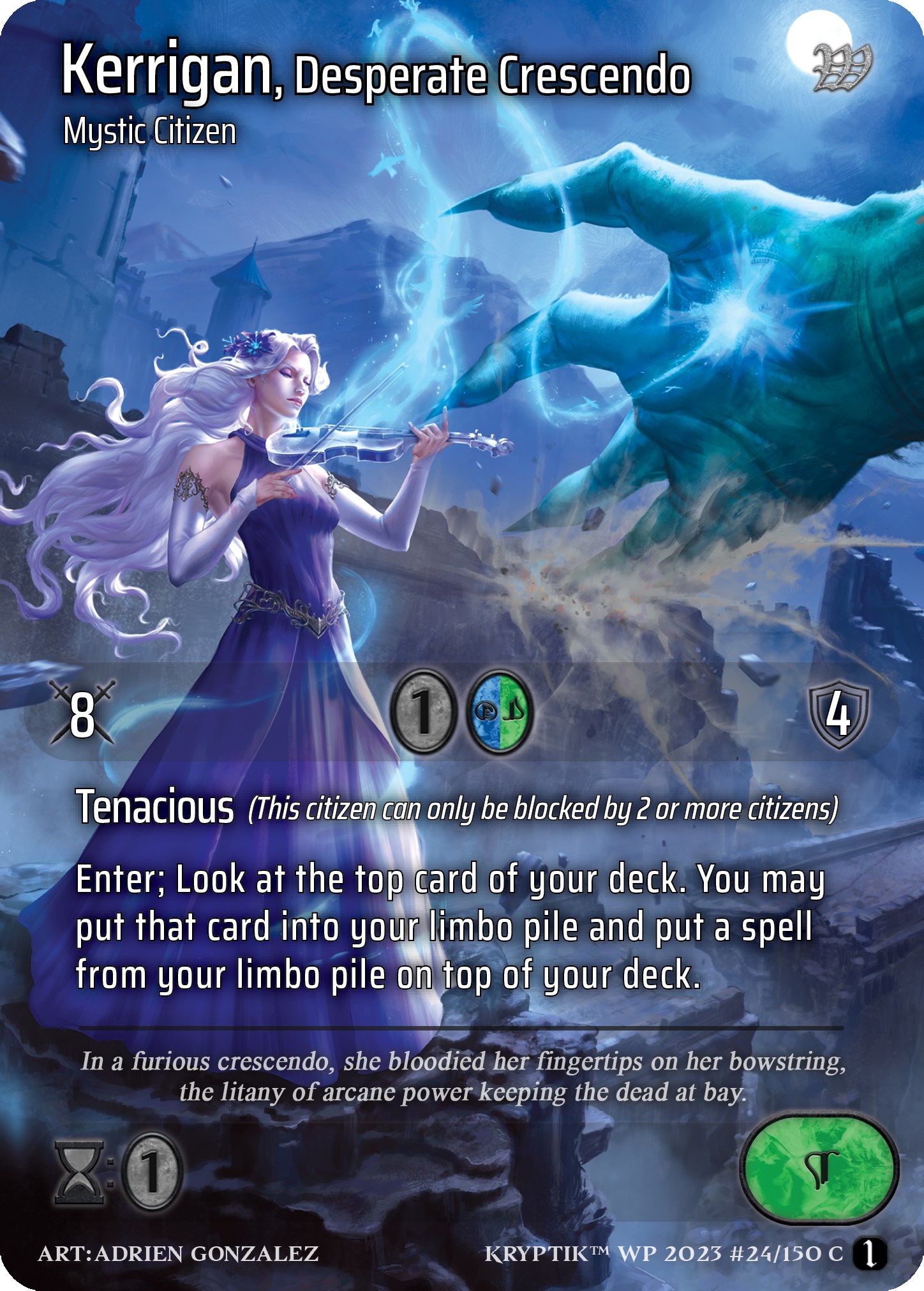 Kerrigan, Desperate Crescendo - Wicked Prophecy [Wave 1] - Kryptik TCG