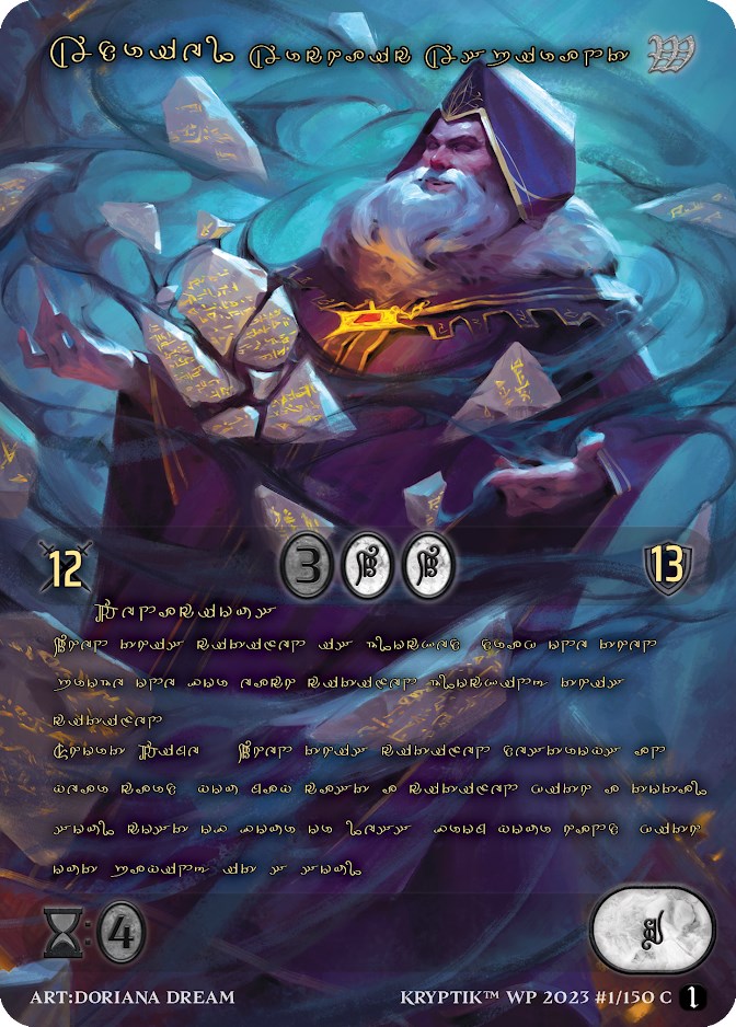 Adriel, Archaic Aspirant (Gold Kryptik Language) - Wicked Prophecy ...
