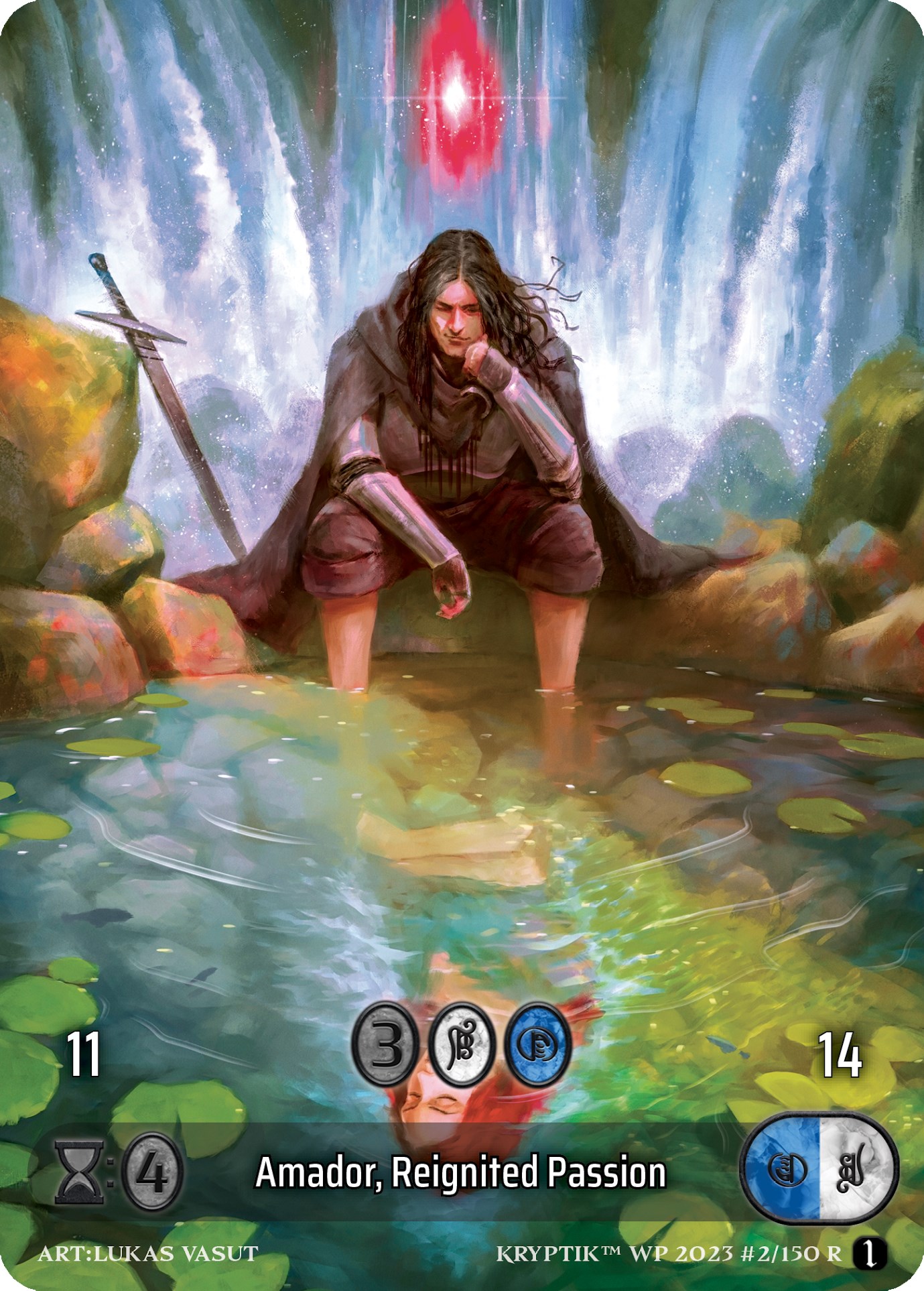 Amador, Reignited Passion (Box Topper) - Wicked Prophecy [Wave 1] - Kryptik TCG