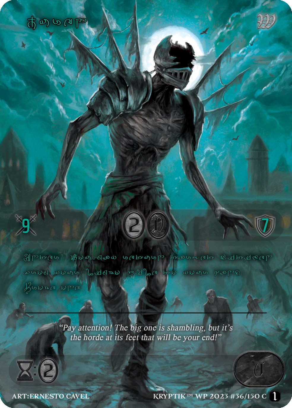 Juren (Green Kryptik Language) - Wicked Prophecy [Wave 1] - Kryptik TCG