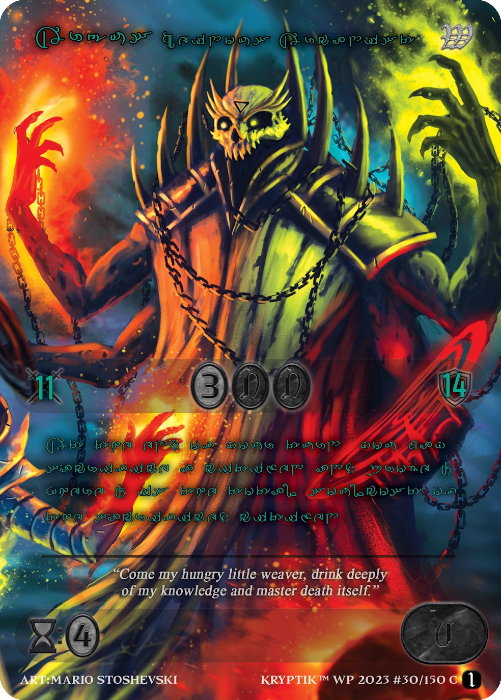 Argus, Heinous Arcanist (Green Kryptik Language) - Wicked Prophecy ...