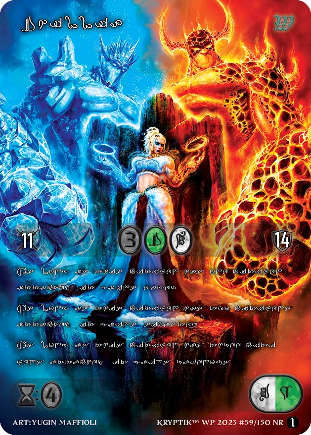 Ghillia (Silver Kryptik Language) - Wicked Prophecy [Wave 1] - Kryptik TCG