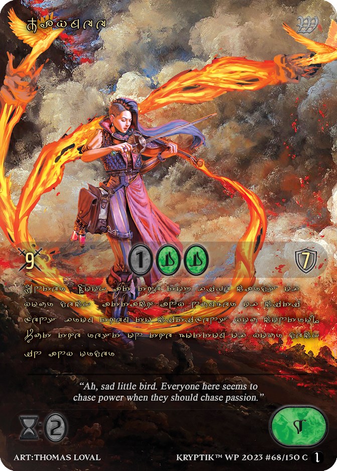 Jaymee (Gold Kryptik Language) - Wicked Prophecy [Wave 1] - Kryptik TCG