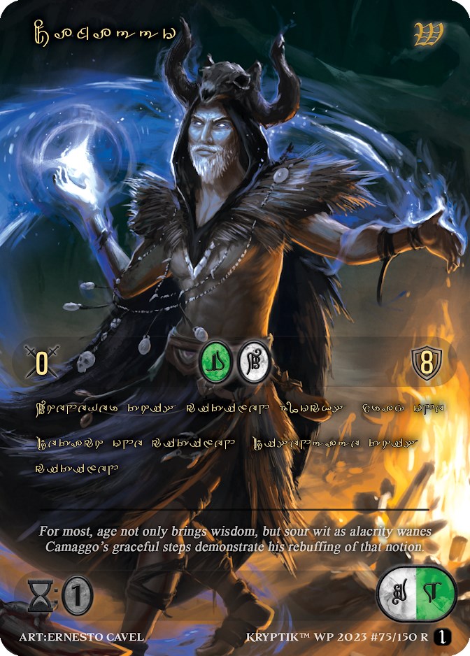 Camaggo (Gold Kryptik Language) - Wicked Prophecy [Wave 1] - Kryptik TCG