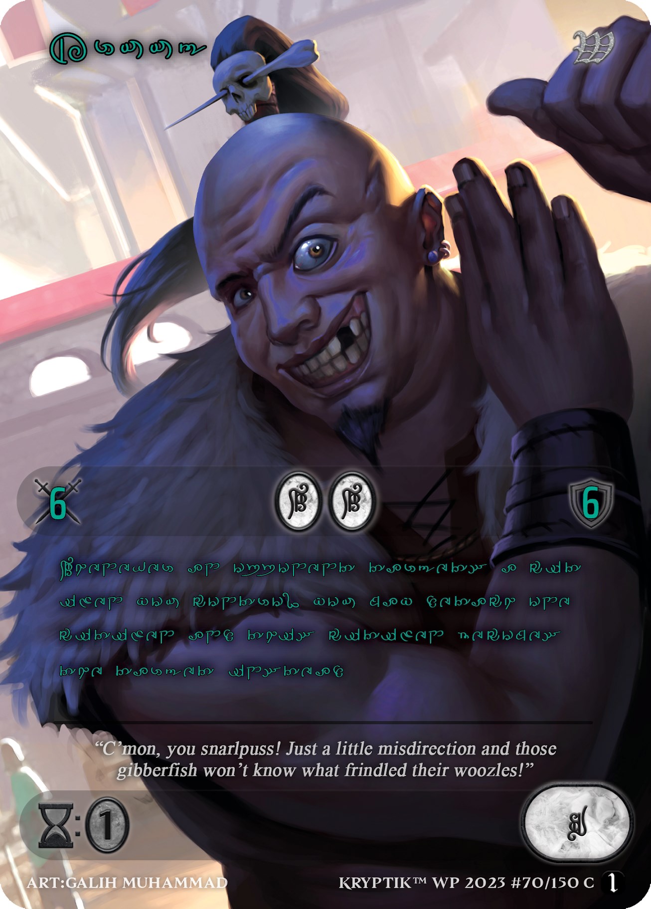 Kruug (Green Kryptik Language) - Wicked Prophecy [Wave 1] - Kryptik TCG