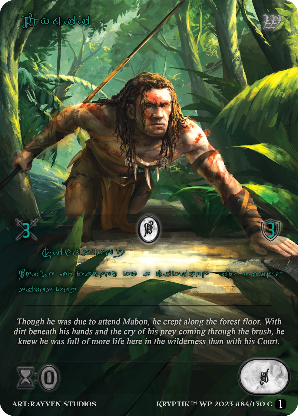 Tymii (Green Kryptik Language) - Wicked Prophecy [Wave 1] - Kryptik TCG