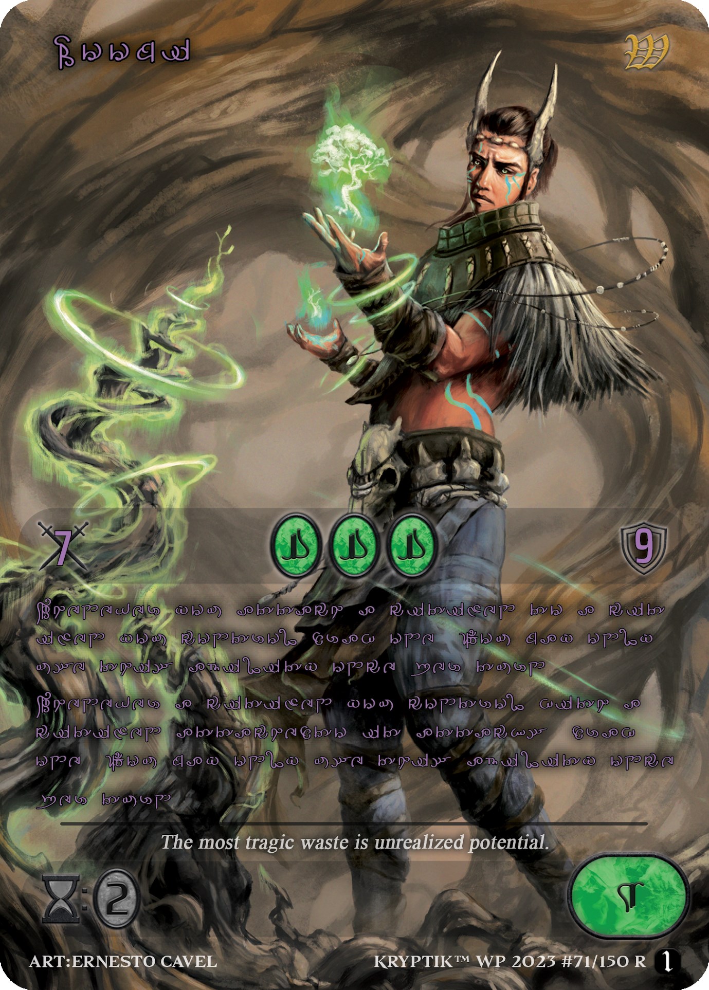 Loomi (Purple Kryptik Language) - Wicked Prophecy [Wave 1] - Kryptik TCG